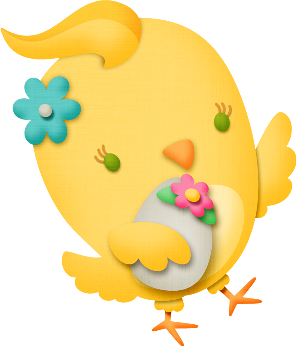 Pollitos tiernas ilustraciones para Manualidades