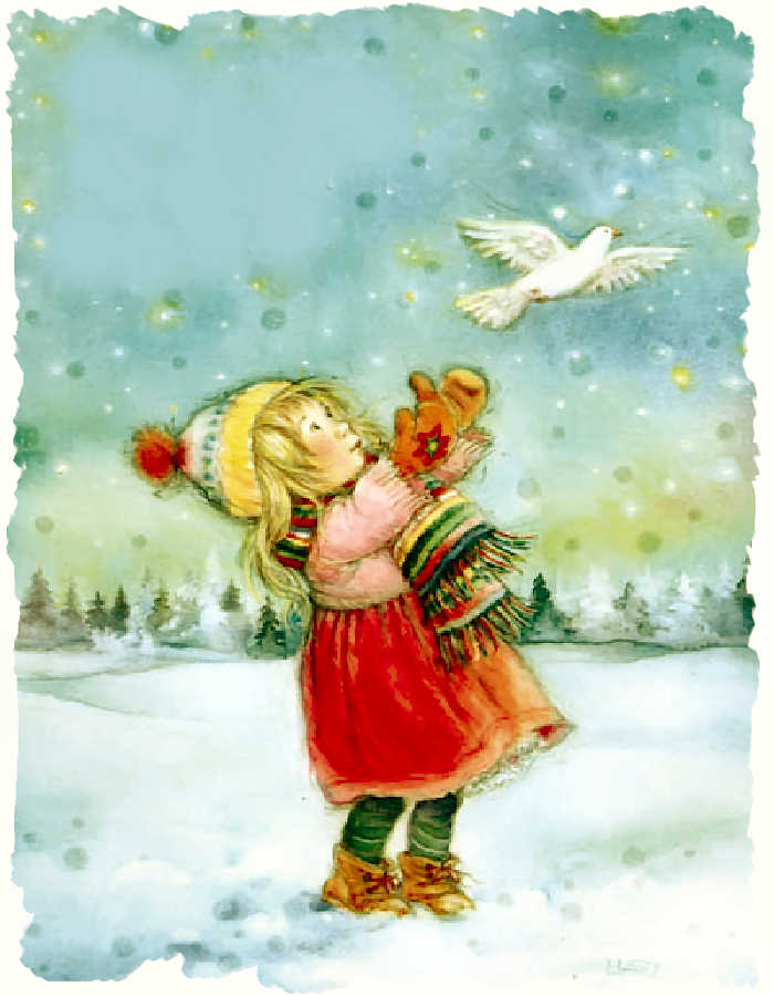 Ilustrador Lisi Martin Navidad Postales