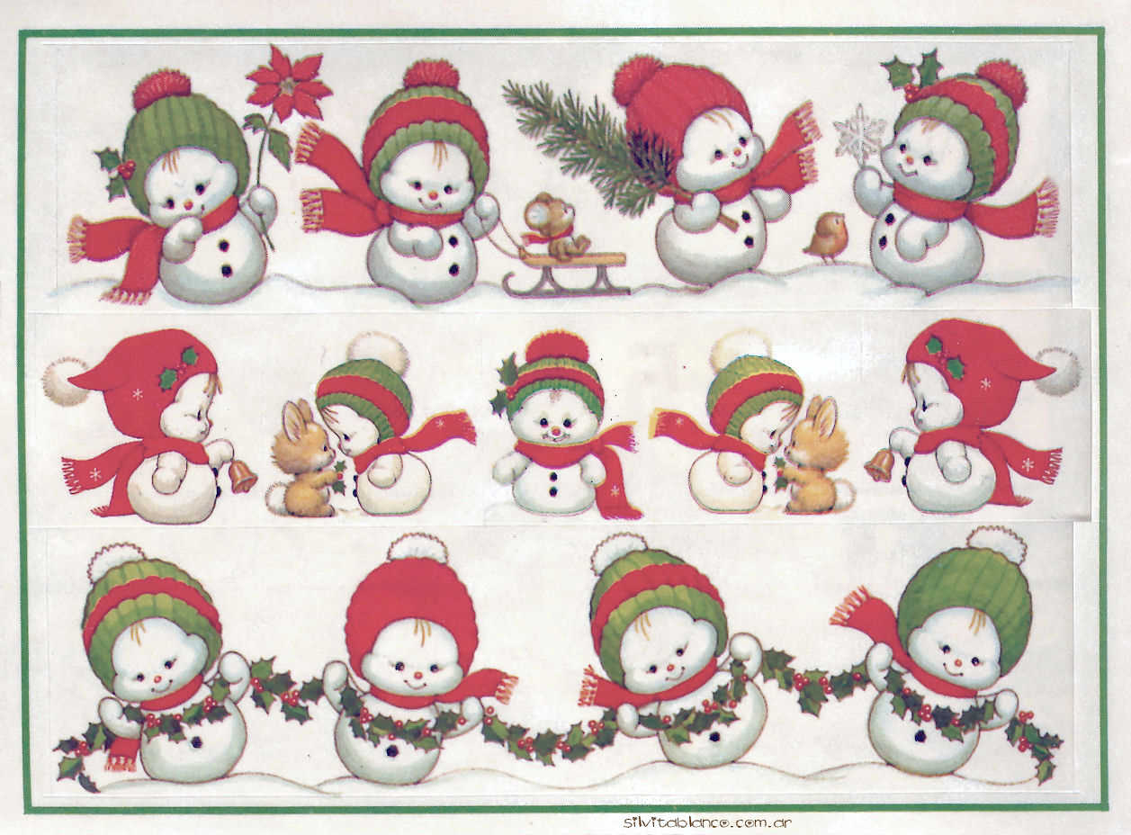 Stickers libro Navideño completo Ruth Morehead Vintage